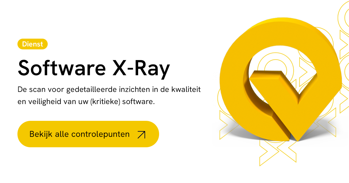 Software X-RAY voor uw maatwerksoftware